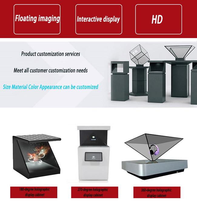 Detailed view of hologram projection technology