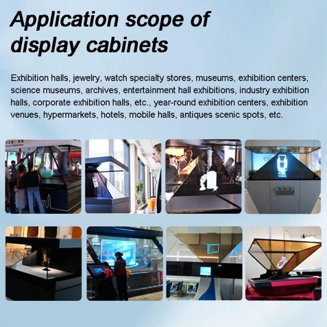 Cultural heritage display using holographic cabinet