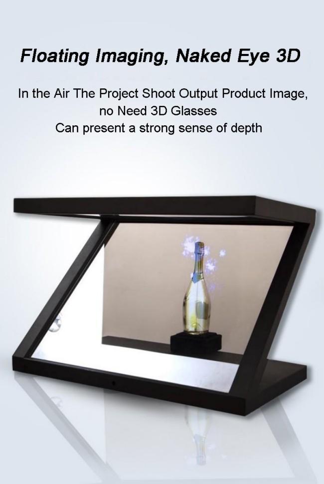 Holographic display in retail environment