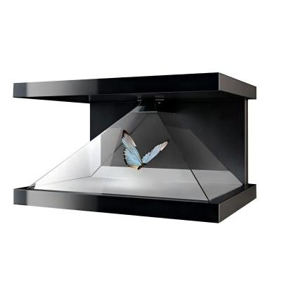 China 180 Degree 3D Hologram Pyramid Display Floating Projection Display Cabinet for sale