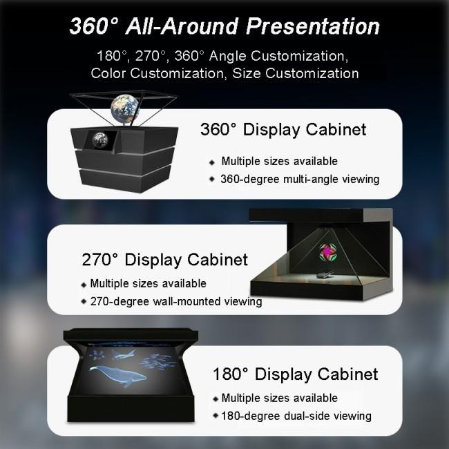 Museum holographic display in use