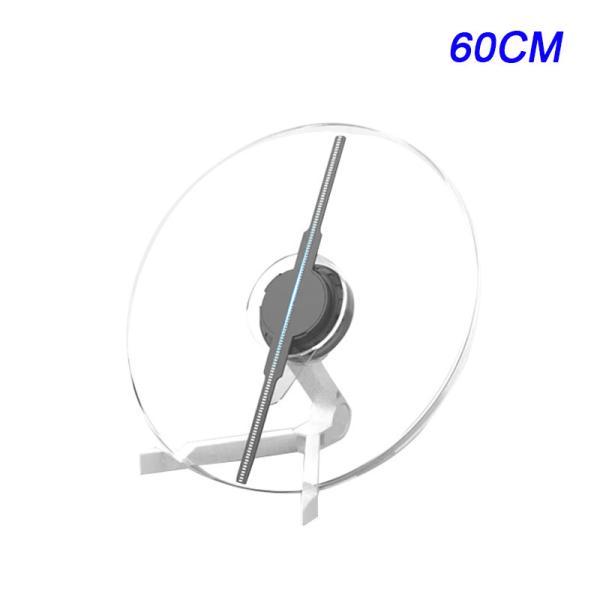 Quality 60CM Slim 3d Led Hologram Projector For Art Galleries With Acrylic Case for sale