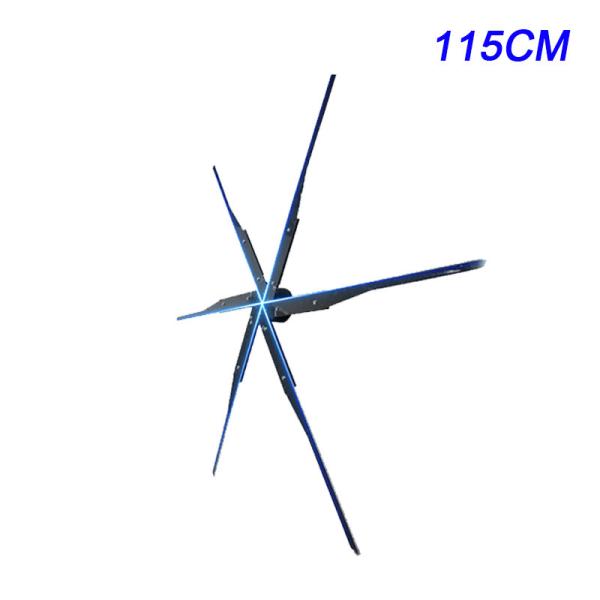 Quality Airport 3d Hologram Projector Advertising Display 115cm Rotating Holographic Display for sale