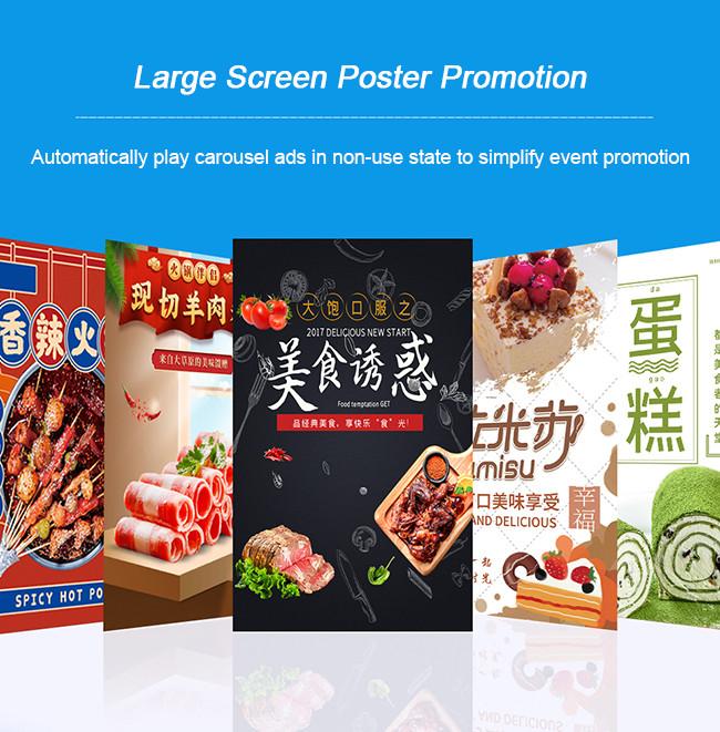 Kiosk payment options interface