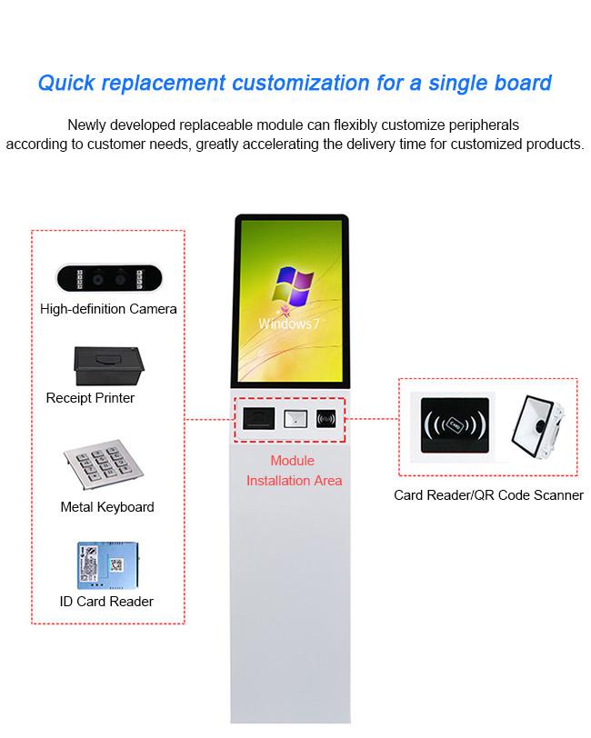 Kiosk technical components view