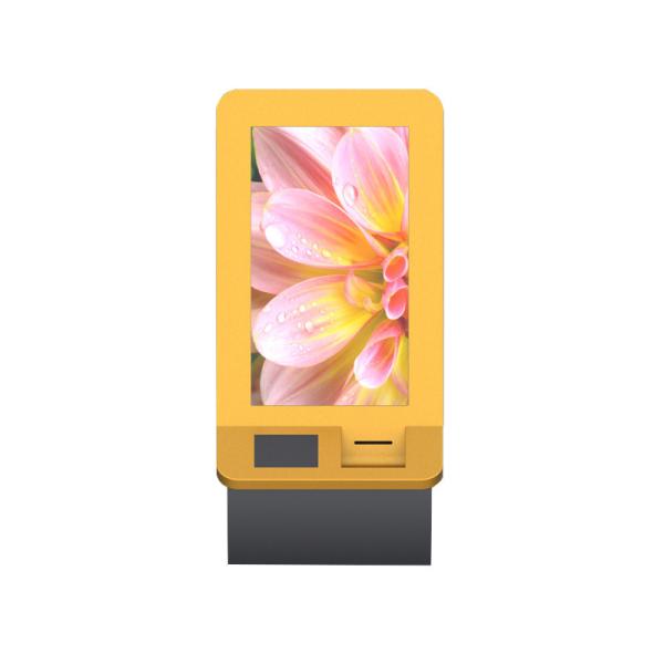 Quality 30KG Large Scale Restaurant Self Service Ordering Kiosk Split Screen Self Service Food Kiosk for sale
