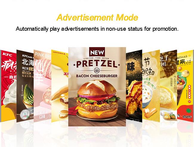 Slimline Self-Ordering Kiosk side view