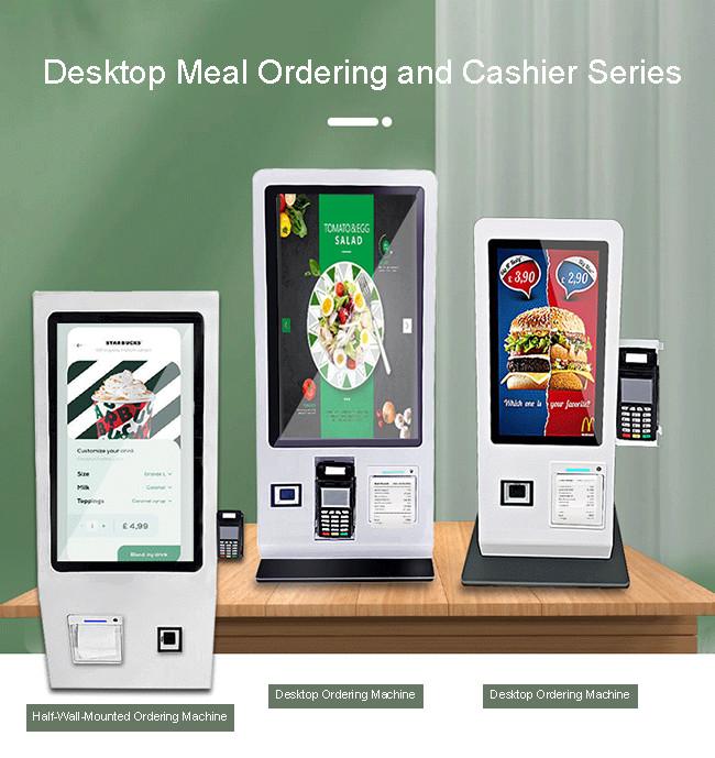 27-inch self-ordering kiosk front view