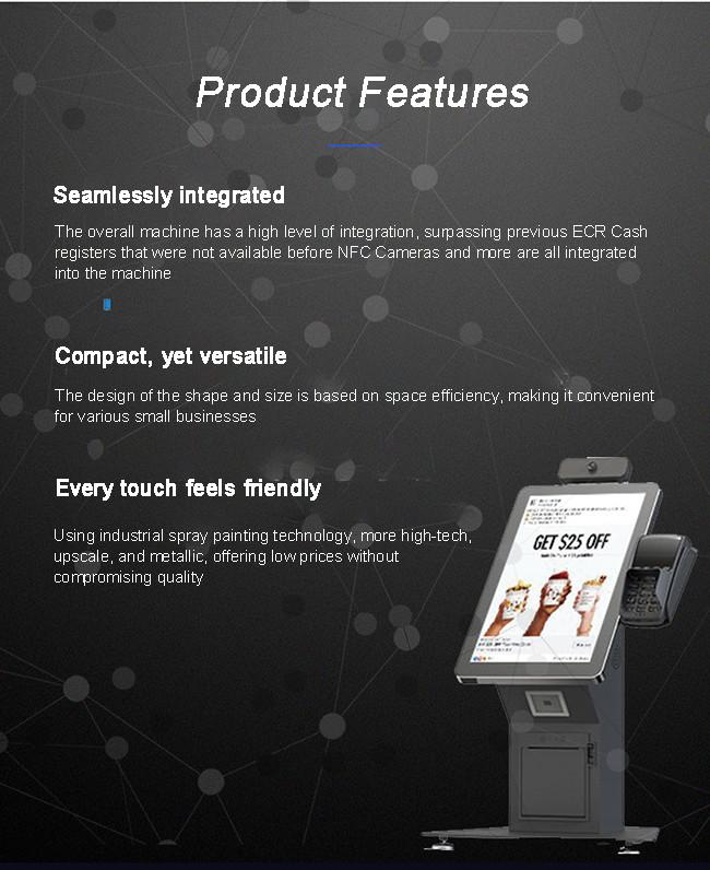 Kiosk in outdoor market setting