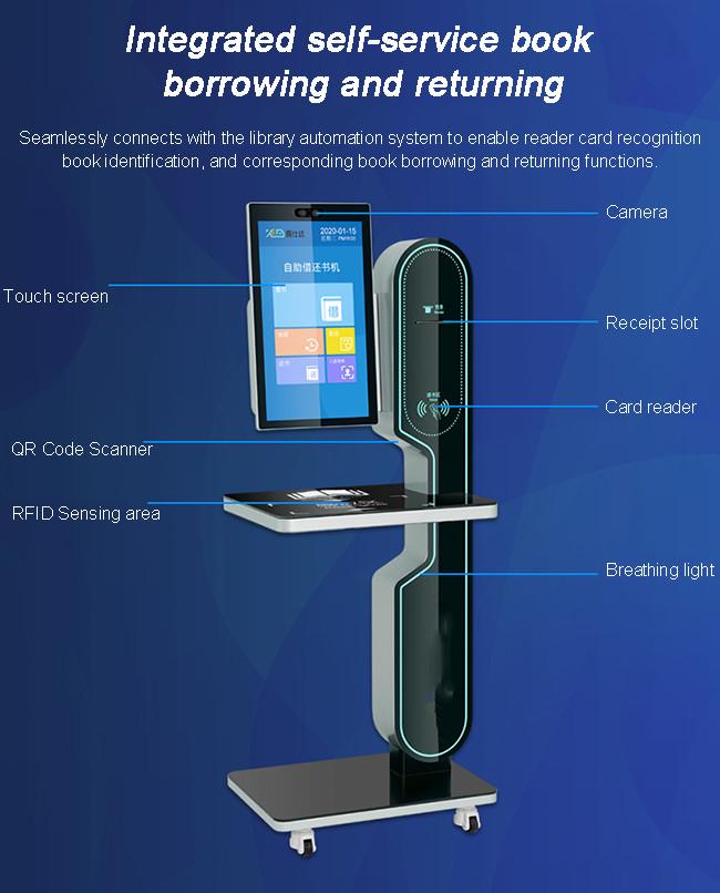 Kiosk in use at a food truck