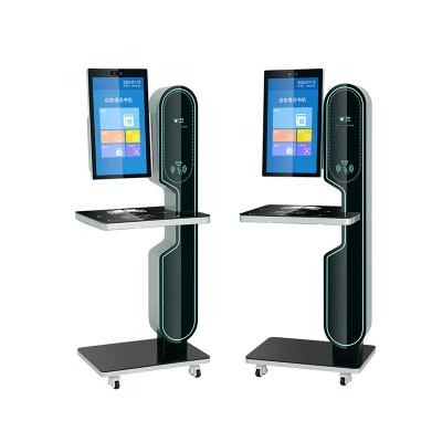 China QR Code Payment Self Service Touch Screen Kiosks Compact Multitouch Kiosk for sale