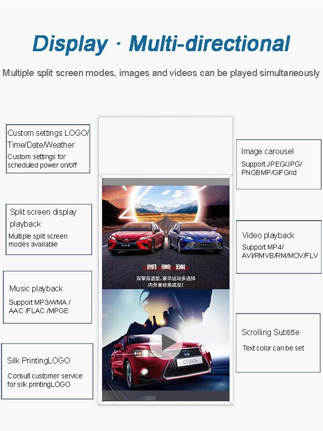 Transparent LCD technology demonstration
