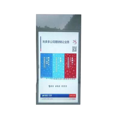 China Window LCD Display With Hanging Double Sided OEM Ultra Thin for sale