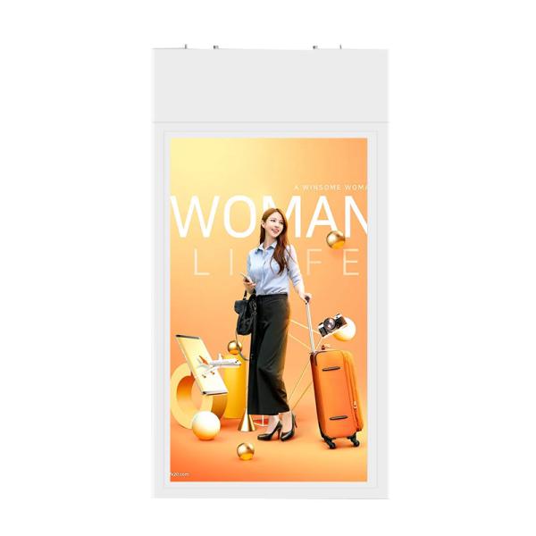 Quality Hanging Wall Mounted Window LCD Display Menu Board 1080P For Restaurant Coffee for sale