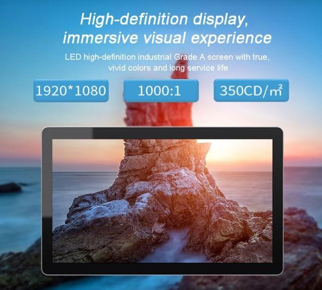 Close-up of rack monitor showing ventilation and mounting details
