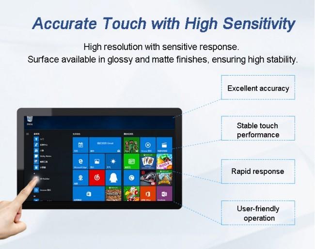 Monitor protection features including anti-static and shock-resistant design