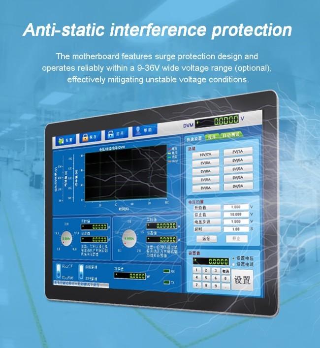 Monitor displaying multiple server monitoring windows simultaneously