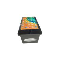China 55 Inch Android Touch Screen Coffee Table with WiFi, 10-Point Multi-Touch and 350 cd/㎡ Brightness for Home and Business for sale