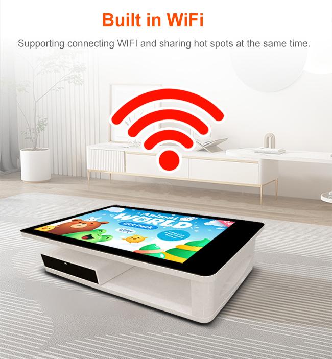 Media playback on touch table