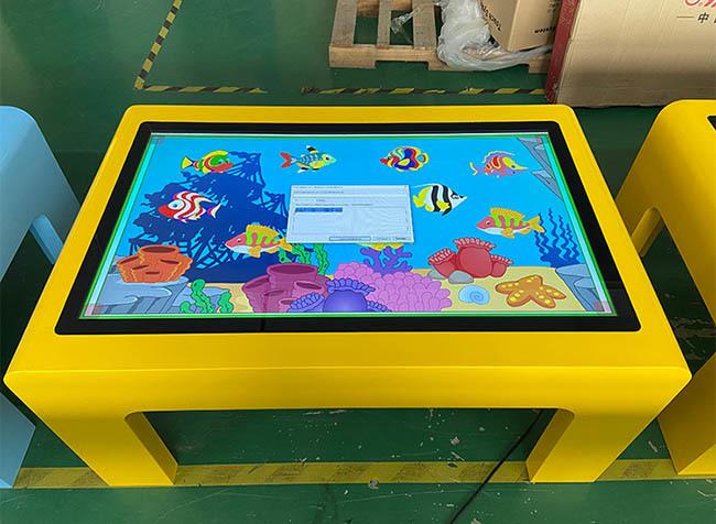 Touch table in classroom setting