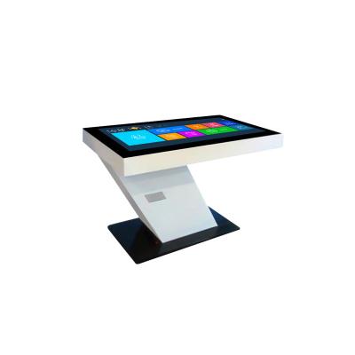 China Z-shaped Hottest Touch Screen Tables 43 Inch Indoor Interactive Smart Learn Activity Table For Restaurant for sale