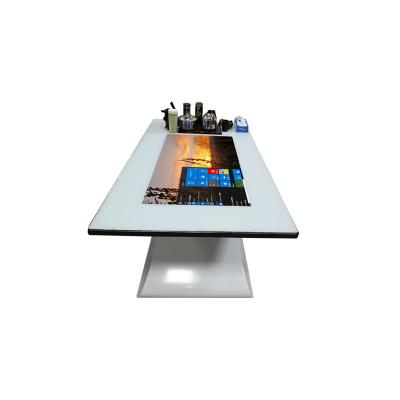 China 4K  Indoor Interactive Smart Touch Screen Tables / Multitouch Table 350 cd/㎡ for sale
