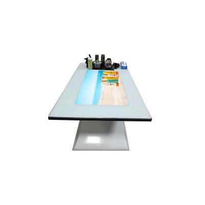 China 4K  Indoor Interactive Smart Touch Screen Tables / Multitouch Table 350 cd/㎡ for sale