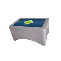 China 43 Inch Waterproof Touch Screen Conference Coffee Table with 10 Point Multi Touch and 1920x1080 HD LCD for sale