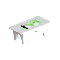 China 43 Inch Waterproof Touch Screen Conference Coffee Table with 10 Point Multi Touch and 1920x1080 HD LCD for sale
