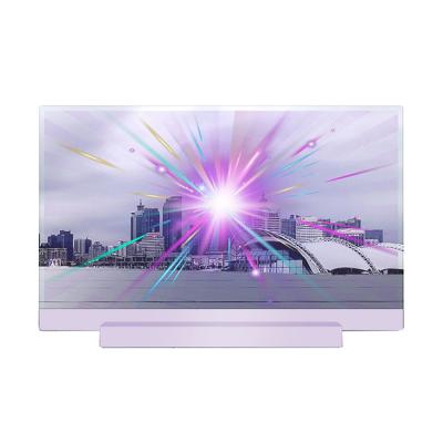 China See Through Transparent Digital Screen Android Transparent Digital Screen Interactive for sale