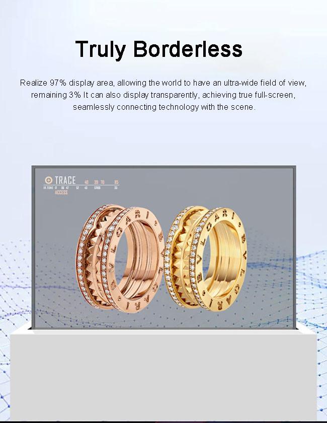 Touchscreen display used in educational setting