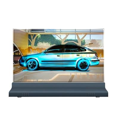 China Exhibitions Transparent OLED Display Double Sided Digital Oled Clear Display for sale