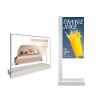 China Tileable OLED Transparent Display Panel with 0.3mm Bezel and 55% Light Transmittance for Commercial Digital Signage for sale