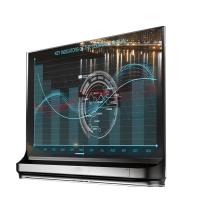 China 55-Inch Transparent OLED Display 1920×1080 with 4.2mm Thin Profile and IP65 Rating for Commercial Advertising for sale
