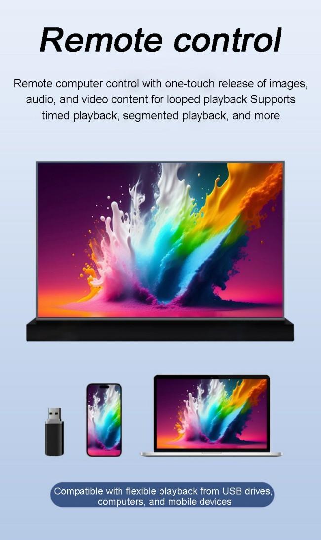 Multi-screen transparent display installation