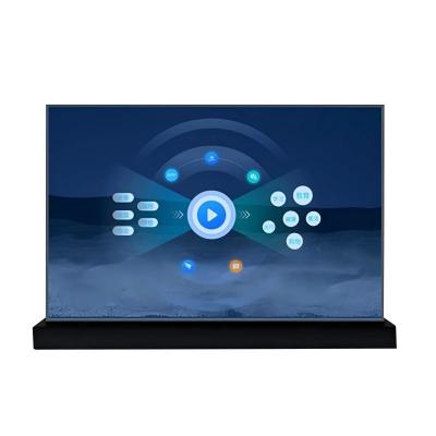 China Android Operating Transparent OLED Display Digital Signage with 8 Array Mic for sale