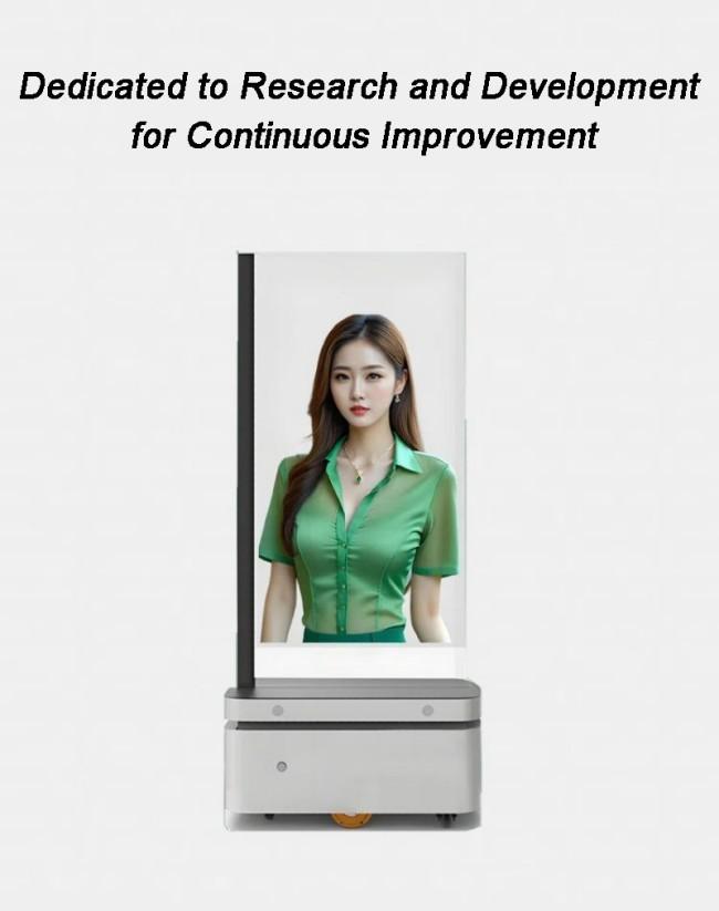 Digital Human navigating autonomously in commercial space