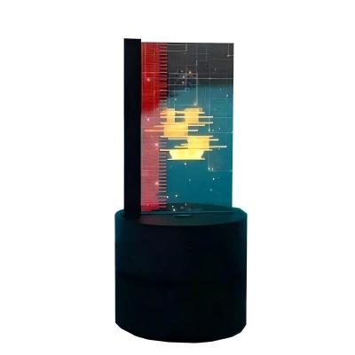 China Ultra Thin 4K Resolution Transparent Oled Screen With Rechargeable Battery Movable Digital Signage for sale