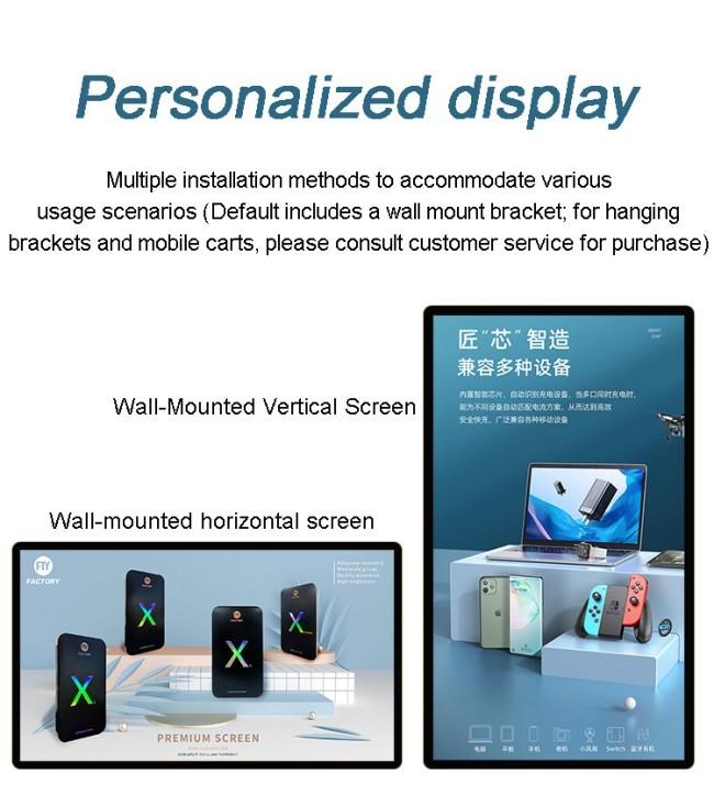 ZXT LCD Advertising Player in use