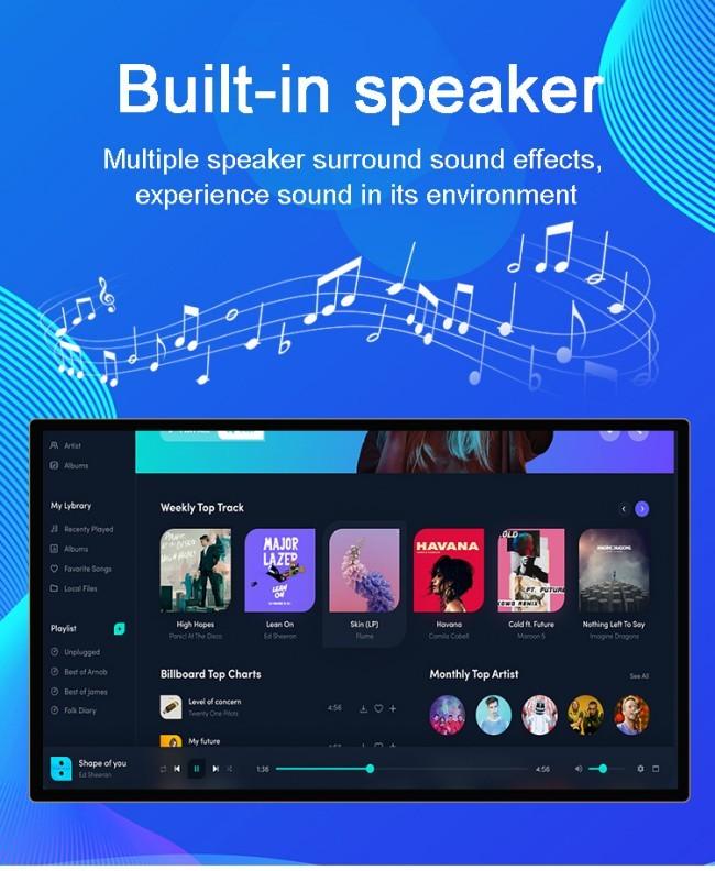 ZXT LCD Advertising Player retail environment