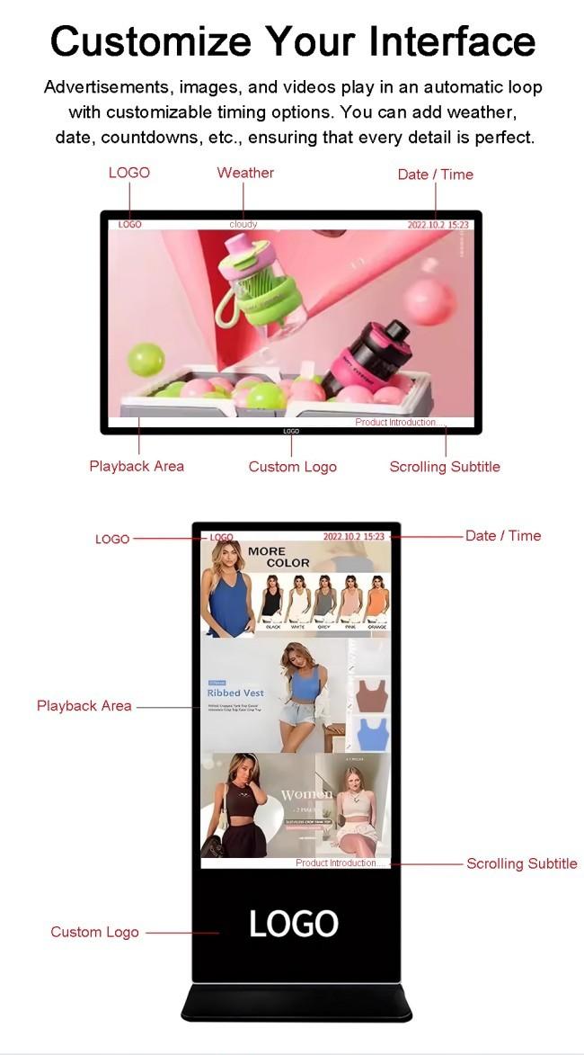 ZXT LCD Advertising Player close-up