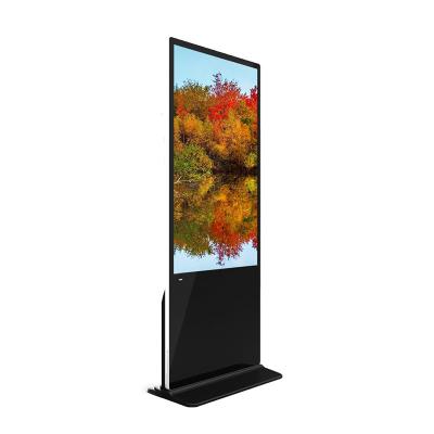 China Indoor Vertical Digital Signage Touch Display  Totem Equipped With 8 Array Mic 4K Ultra HD Resolution for sale