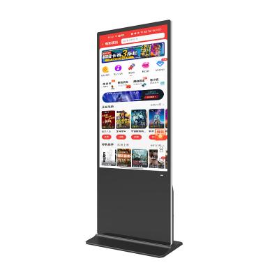 China Indoor Vertical Digital Signage Touch Display  Totem Equipped With 8 Array Mic 4K Ultra HD Resolution for sale