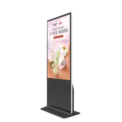 China Indoor Vertical Digital Signage Touch Display  Totem Equipped With 8 Array Mic 4K Ultra HD Resolution for sale