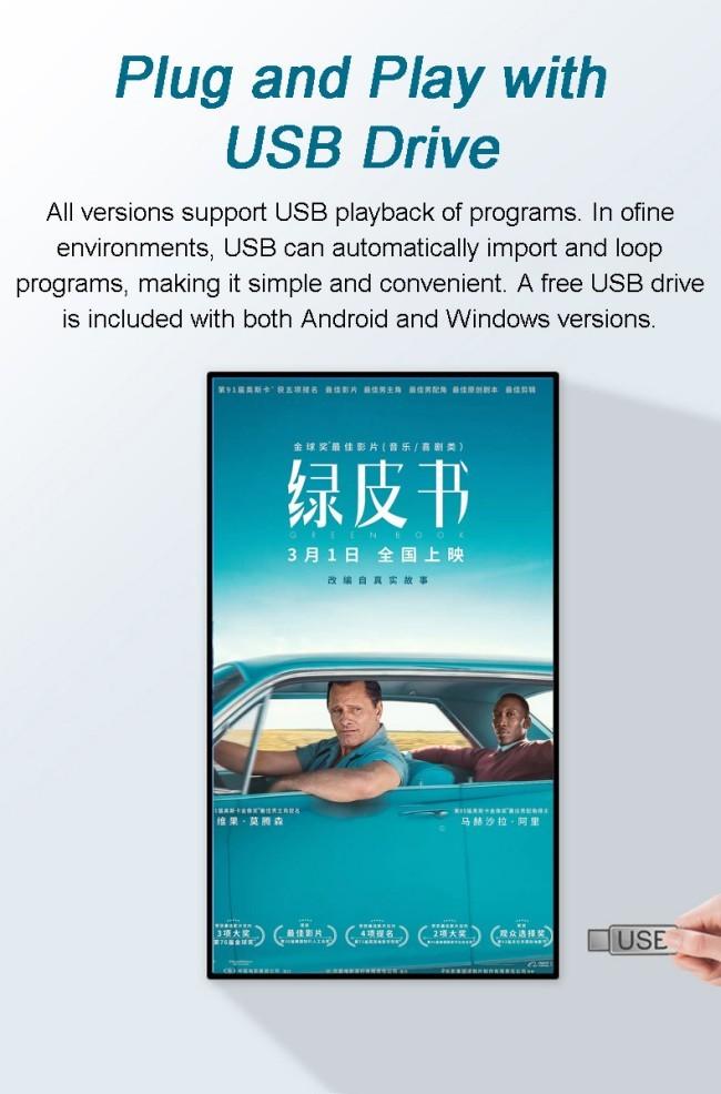 Different angle of media player unit