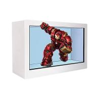 China 350cd/m² Transparent LCD Display Cabinet 32-65 Inch with Android OS for Retail Signage for sale