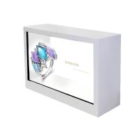 China 350cd/m² Transparent LCD Display Cabinet 32-65 Inch with Android OS for Retail Signage for sale