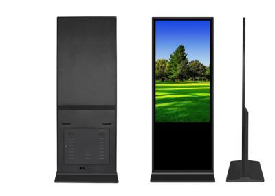 China 43 duimvloer die LCD Digitale Multi Signage bevinden zich - Taal1200nits Touch screen Te koop