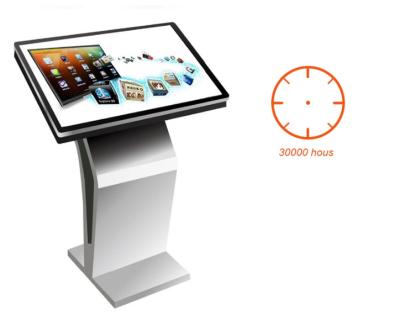 China K Vormvloer die Digitale Signage Auto de Lijnvertoning bevinden zich van de Informatiekiosk Te koop