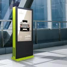 Cina Pavimento dell'OEM che sta il contrassegno all'aperto di Digital, esposizione LCD di pubblicità di alta luminosità in vendita